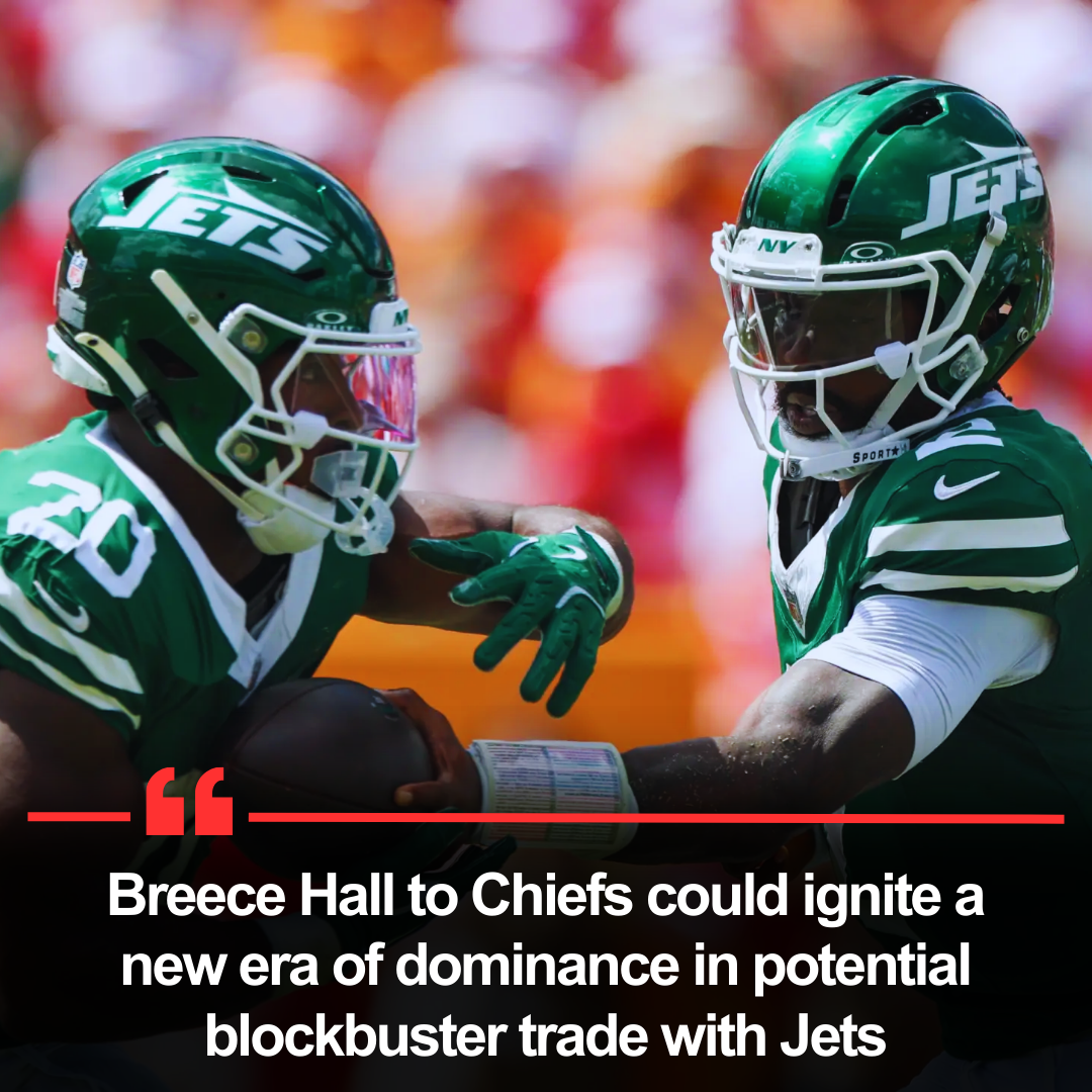 BREAKING: Breece Hall to Chiefs trade buzz with the Jets is heating up, insiders whisper this ...