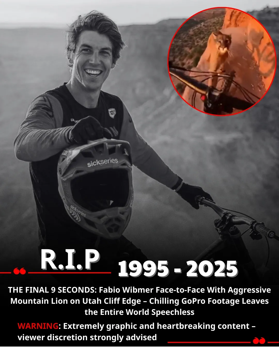 Hot News : The cycling and freeride mountain biking world was shaken ...